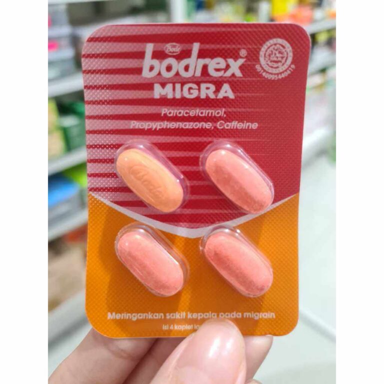 Bodrex Migra Obat Apa? — Kegunaan, Dosis, Efek Samping, Lengkap
