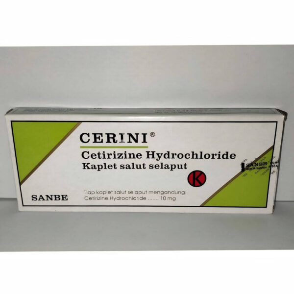 Cerini 10 mg — Kegunaan, Dosis, dan Efek Samping Lengkap